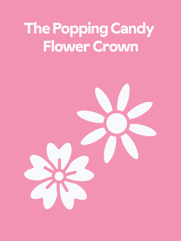 The Popping Candy Dried Flower Baked Blossom Flower Crown – The Happy ...